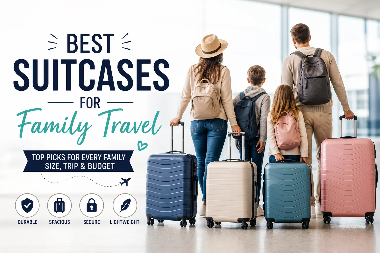 Best Suitcases for Family Travel: Tested & Proven 2026